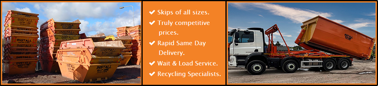 Skip hire | Site Clearance Services in South Wales | Install Integrated ...